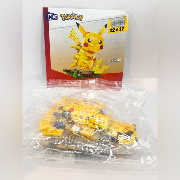 Mega Construx | Toys | Pokemon Mega Blocksconstrux Pikachu Building ...